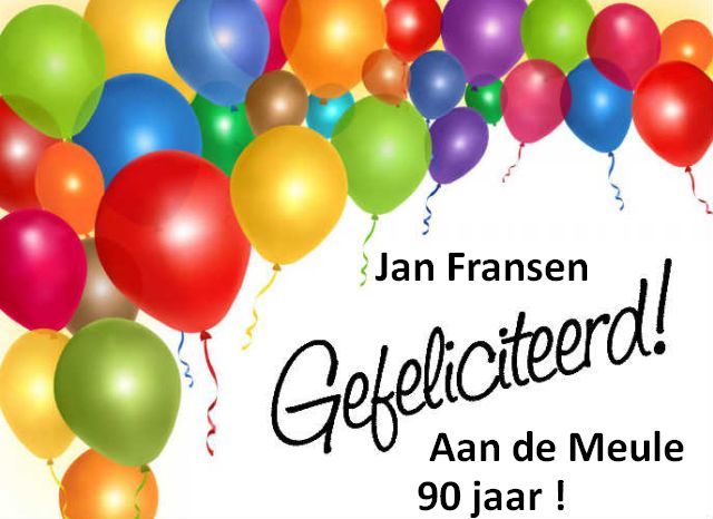 Dhr Jan Fransen 90 jaar | KBO "Kiehk éns Bej Ôs" Beringe